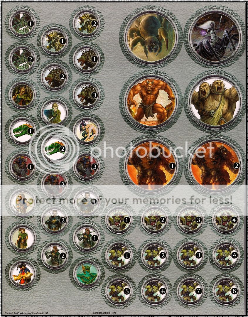 D&D MONSTER MIX 12 TOKENS SET (Drider, Ettin, Goblins +) Dungeons ...