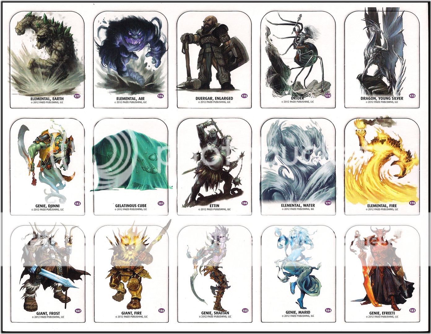 D&D MONSTER PAWN SET 8 (Giants & Spiders) Pathfinder / Dungeons ...